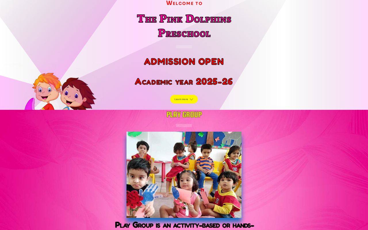 THE PINK DOLPHINS PRESCHOOL